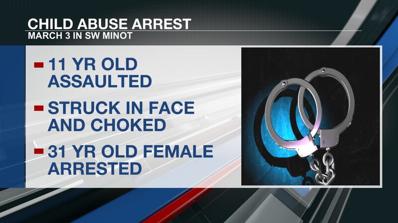 Florida woman arrested in Minot in child abuse investigation Florida woman arrested in Minot in child abuse investigation