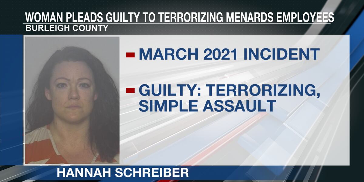 Bismarck Woman Pleads Guilty To Terrorizing Menards Employees